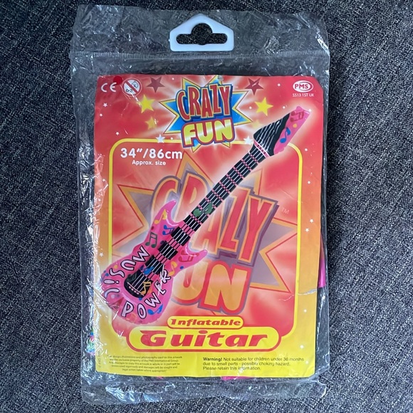 Toys | Inflatable Pink Guitar | Poshmark